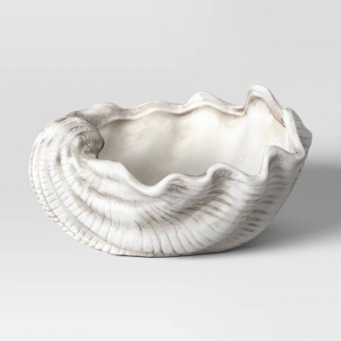 Shell Ceramic Planter White - Threshold™ : Target