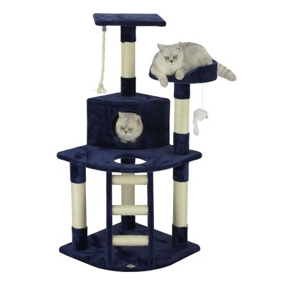 Go Pet Club 48" Classic Cat Tree Condo With Sisal Covered Posts F06 ...