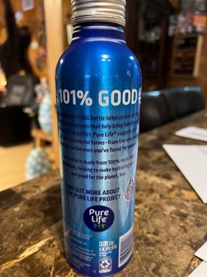 Pure Life Aluminum Bottle Purified Water - 18pk/20 fl oz Bottles : Target