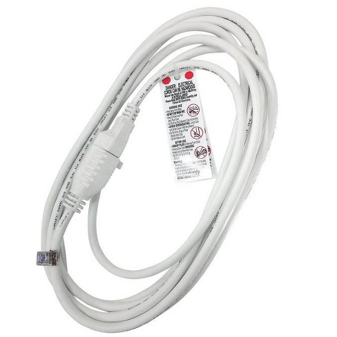 Projex Outdoor 15 Ft. L White Extension Cord 16/3 : Target