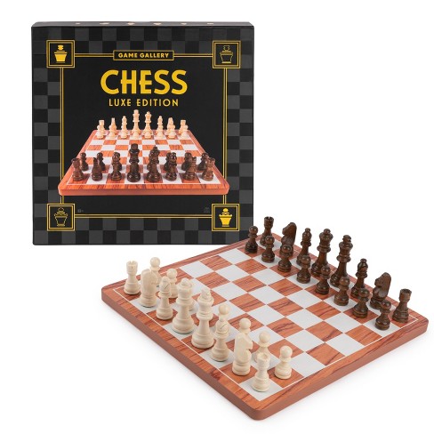 Game Gallery Wood Chess Set Luxe Edition : Target