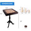 Gse 3-in-1 Chess Checkers Backgammon Table With Game Pieces : Target