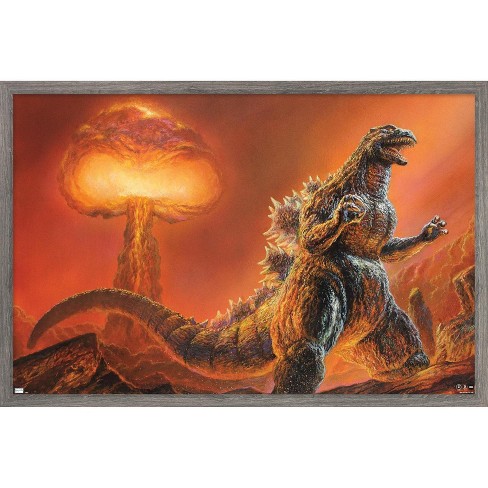 Trends International Godzilla: Comic - Nuclear Framed Wall Poster ...