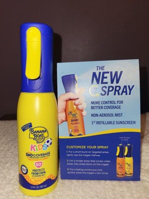Banana Boat Kids' 360 Coverage Advanced Control Mist Sunscreen Sprayer ...