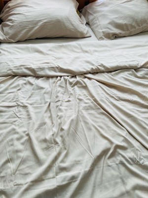 4 Pcs Rayon From Bamboo King Sheet Set Deep Pocket Bedding - Blue : Target