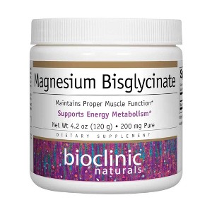 Bioclinic Naturals Magnesium Bisglycinate Powder 4.2 oz Mineral ...