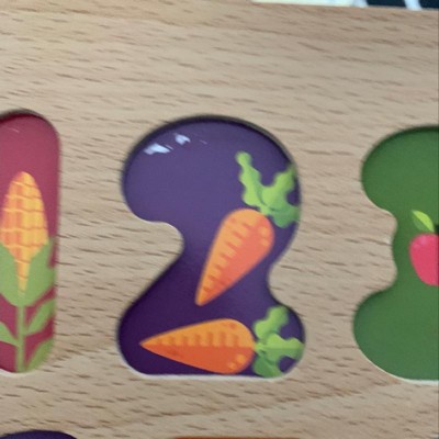 Chuckle & Roar Abc's & 123s Wood Kids Puzzle Set 36pc : Target