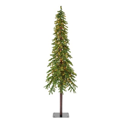 Vickerman 7' Minnesota Pine Half Artificial Christmas Tree, Unlit : Target