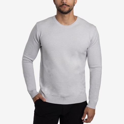 X Ray Men's Basic Crewneck Sweater In Heather Grey Size 3xl : Target