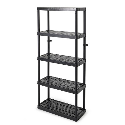Origami 4 Tier Multipurpose Folding Storage Unit Rack With Lockable ...