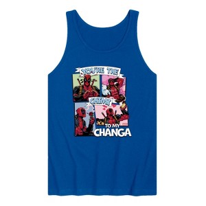 Men's Deadpool Chimichanga Graphic Tank Top - Royal Blue - Small : Target