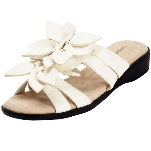 Comfortview Women's (wide Widths Available) The Paula Slip On Sandal ...