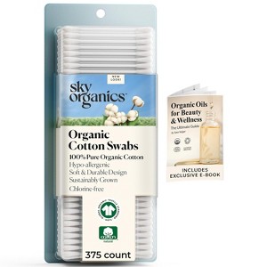 Sky Organics Cotton Swabs, 375 Ct : Target