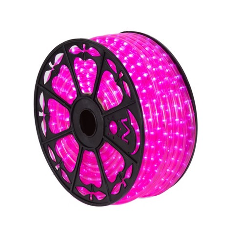 Vickerman 150' X .5" Pink Led Rope Light Spool, 120 Volt. : Target