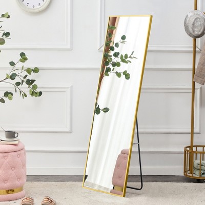 Neutypechic Wood Frame Full Length Mirror, Dressing Mirror, Decorative ...