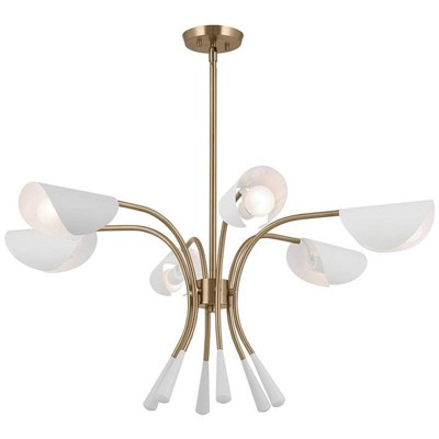 Kichler Lighting Arcus 6 - Light Chandelier In Champagne Bronze/white ...