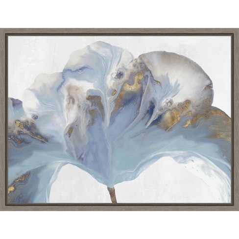 Amanti Art Space Inside I (grey Flower) By Eva Watts Canvas Wall Art ...