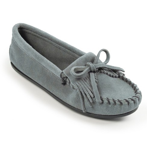 Minnetonka Women's Kilty Moccasins 409, Storm Blue - 8 : Target