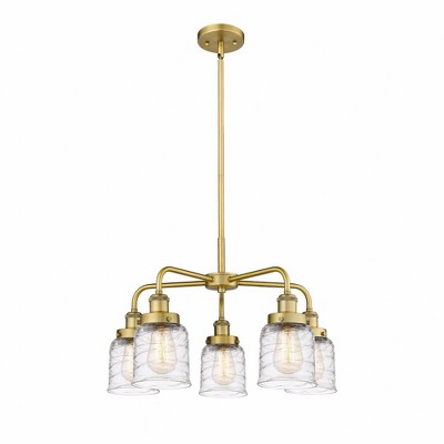 Innovations Lighting Bell 5 - Light Chandelier In Brushed Brass : Target