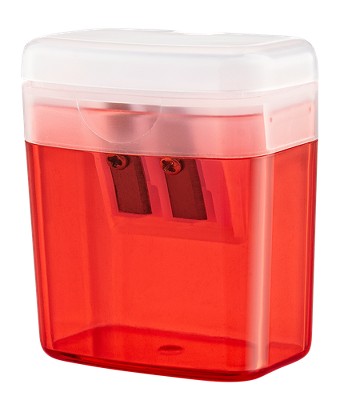 Enday 2-hole Sharpener W/recycle Bin, Dark Red : Target