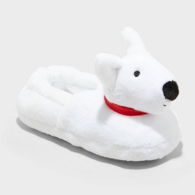 Toddler Bullseye Character Slippers - Wondershop™ White 9t-10t : Target