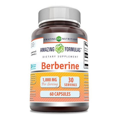 Amazing Formulas Berberine 1000 Mg 250 Capsules : Target