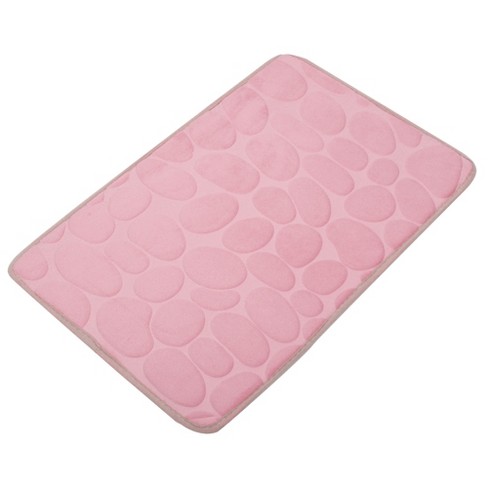 Unique Bargains Bathroom Rugs Polyester Cobblestone Pattern Bath Mat ...