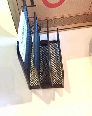 Mesh Letter Sorter Black - Brightroom™ : Target