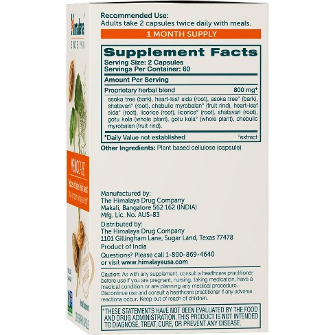 Himalaya Menocare For Hot Flashes, Night Sweats & Menopause Relief, 800 Mg, 120 Capsules, 1 ...