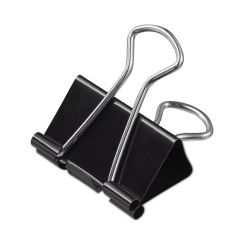 Universal Binder Clip Value Pack, Mini, Black/silver, 36/box : Target