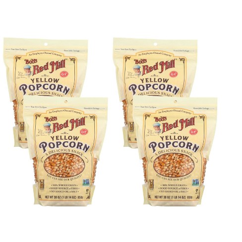 Bob's Red Mill Yellow Popcorn - Case Of 4/30 Oz : Target