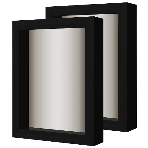 Americanflat 5x7 Shadow Box Frame In Black With Soft Linen Back ...