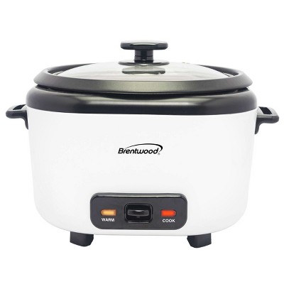 Brentwood Non-Stick Rice Cooker in White : Target