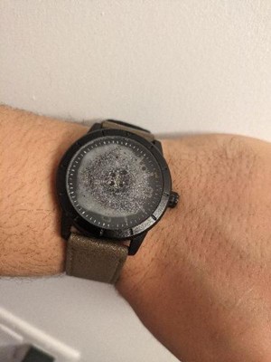 Men's Strap Watch - Goodfellow & Co™ Black/brown : Target
