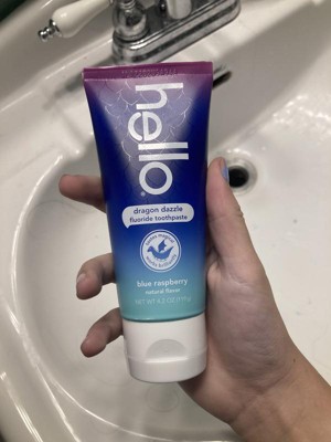 Hello Dragon Dazzle Blue Raspberry Fluoride Toothpaste - 4.2oz : Target