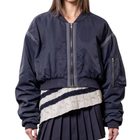 Women's City Girl Bomber Jacket - Moon River M : Target