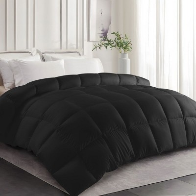 Hyleory Black 265gsm Brocade Polyester Down Comforter, Full : Target