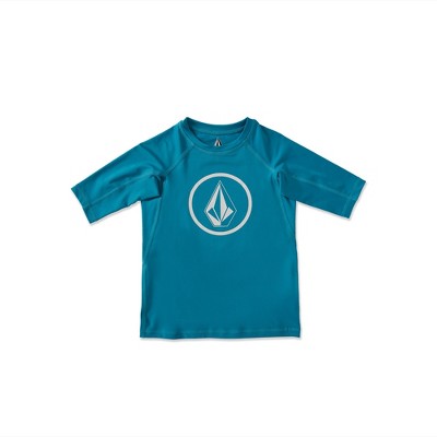 Volcom Toddler Boys Lido Solid Short Sleeve Upf 50 Rashguard : Target