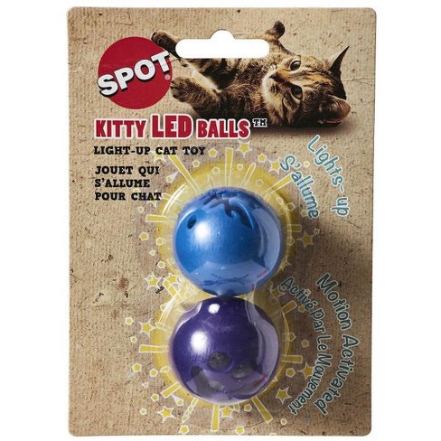 Spot Kitty Led Light Up Cat Toy Balls : Target