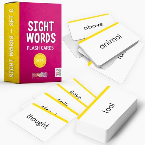 Merka Sight Words Flash Cards 1st Grade Learn To Read Reading Flash ...