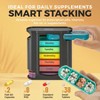 Weekly Pill Organizer, 1 Dispenser, 7 Stackable Compartments Four Times ...