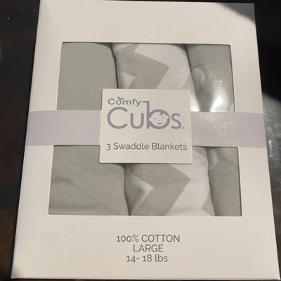 Swaddle Blankets For Baby Girl & Boy 3 Pack Sleep Sack Velcro By Comfy ...