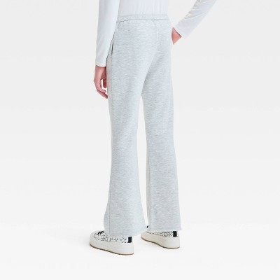 Girls' Fleece Flare Sweatpants - art class™ Heather Gray S: Midweight ...