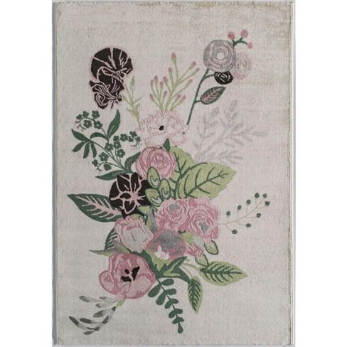 Rugs America Hanna Floral Transitional Area Rug : Target