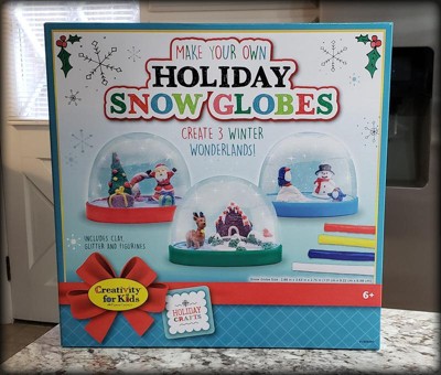 Creativity For Kids Make Your Own Holiday Snow Globes : Target
