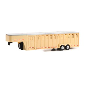 Greenlight 1/64 26ft Vertical Three Hole Gooseneck Trailer, Beige ...