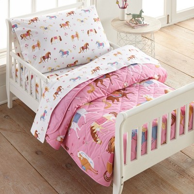 Wildkin Kids Horses Cotton Comforter - Toddler : Target