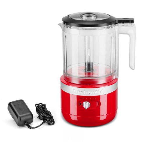 Kitchenaid Variable-speed Cordless Chopper - Passion Red: 5-cup Food ...