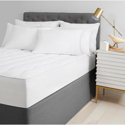 King Quilted Fitted Mattress Pad - Lux Decor Collection : Target
