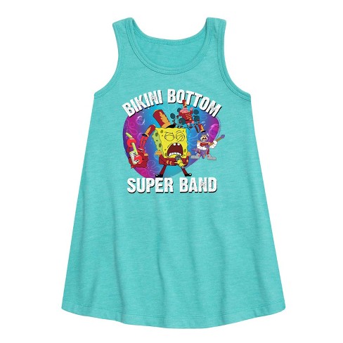 Spongebob Squarepants Bikini Bottom Super Band - Turquoise - 4t : Target